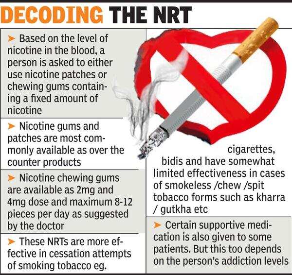 Wanna quit the butt? NRT’s here to help | Nagpur News - Times of India