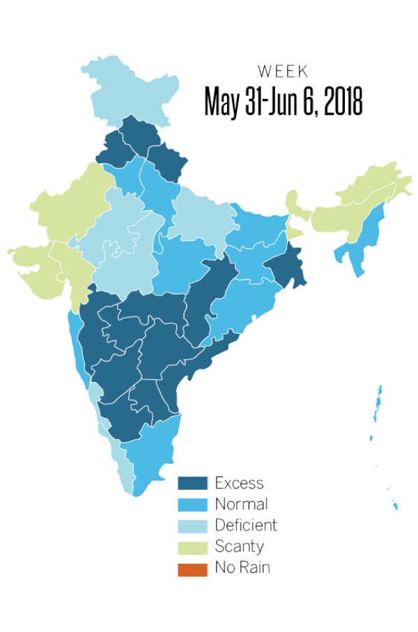 What march of India's monsoon looks like | India News - Times of India