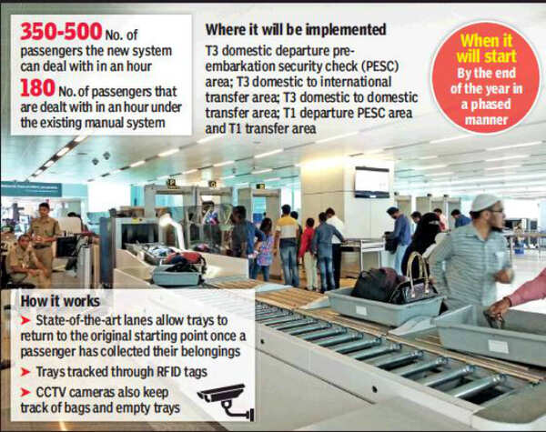 IGI security check to become a breeze | Delhi News - Times of India