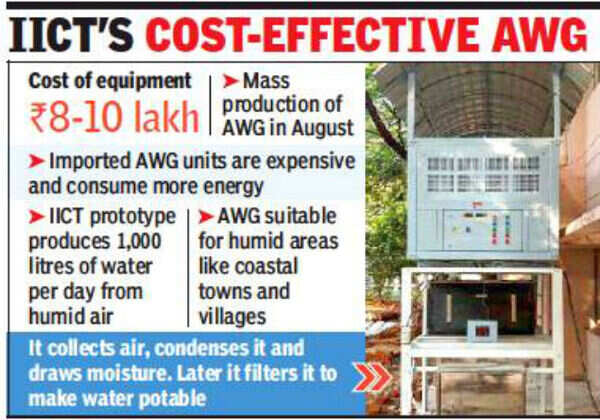 ‘Meghdoot’ auto generator to draw water from thin air | Hyderabad News ...