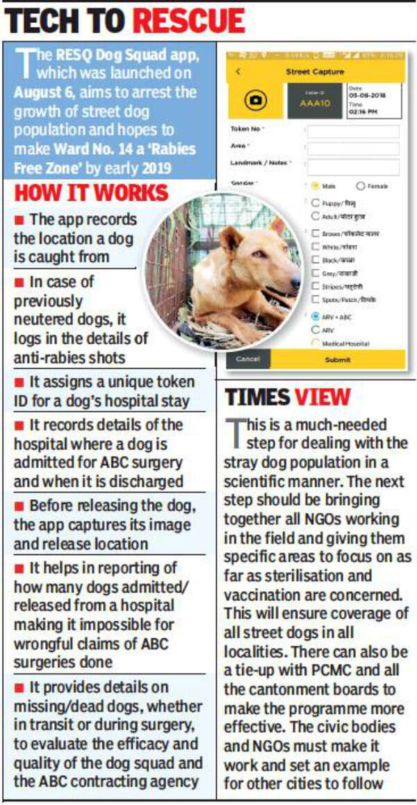 App To Check Rise In Street Dog Population: RESQ app to check rise in ...