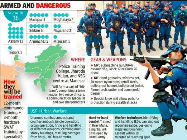 36 women from northeast to form Delhi’s terror shield | Delhi News ...