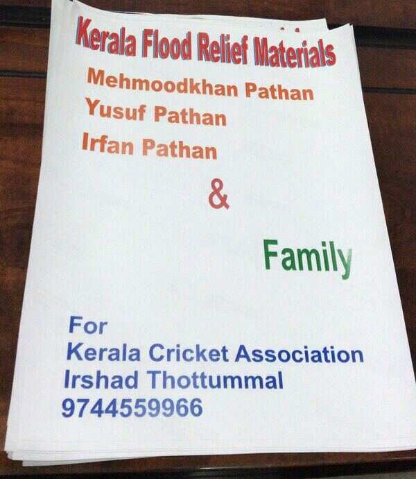Pathan family lends a helping hand to God’s own country - Times of India