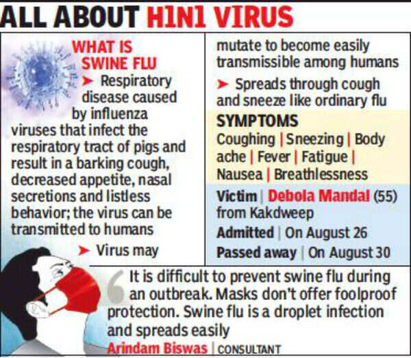 Kolkata hospital reports year’s first swine flu death in state ...