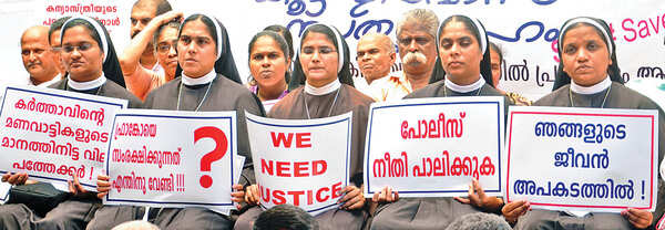 Kerala Nun Protest: When the sisters say, ‘we too’ | Kochi News - Times ...
