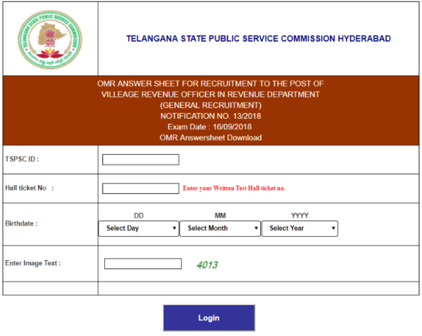 TSPSC VRO OMR sheet 2018 released @ tspsc.gov.in; check direct link here - Times of India
