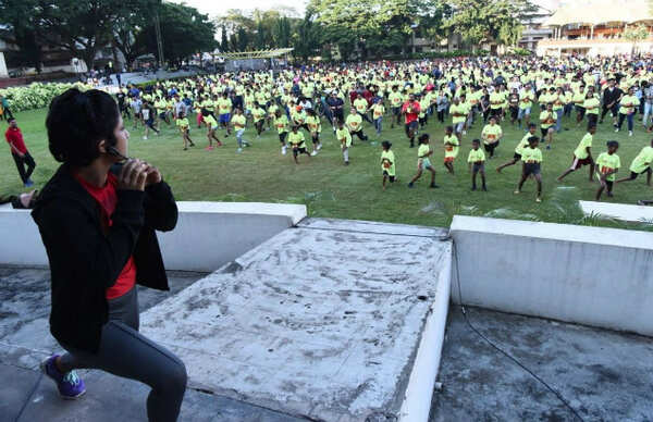 Say No To Drugs: Karnataka: Thousands run to spread ‘Say no to drugs ...