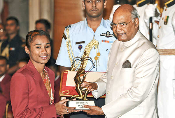 Hima Das: I used to run barefoot. Now, I have a branded shoe with my ...