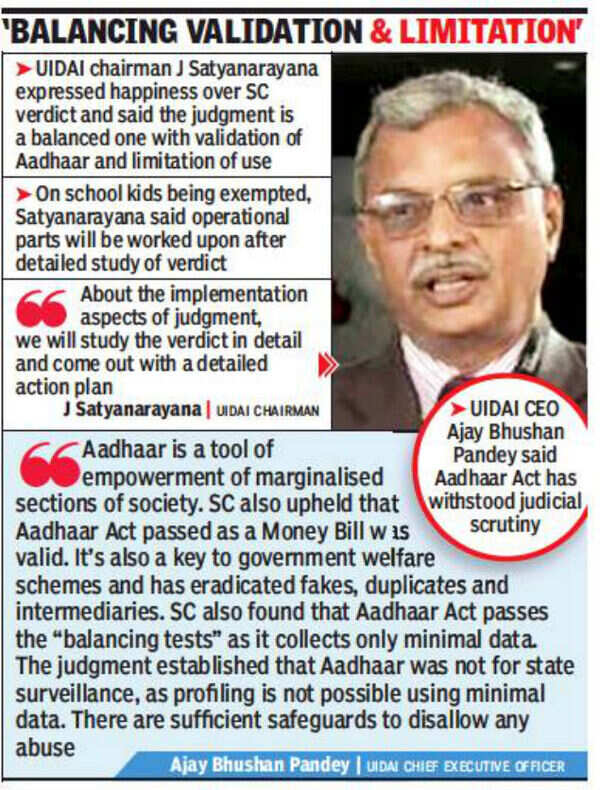 Aadhaar verdict ignored security breach: Activists | Hyderabad News ...