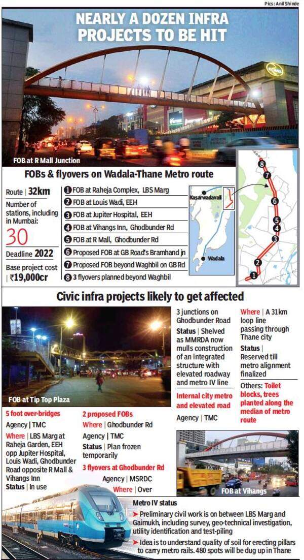 Bridges and flyovers may have to make way for Thane metro | Thane News ...