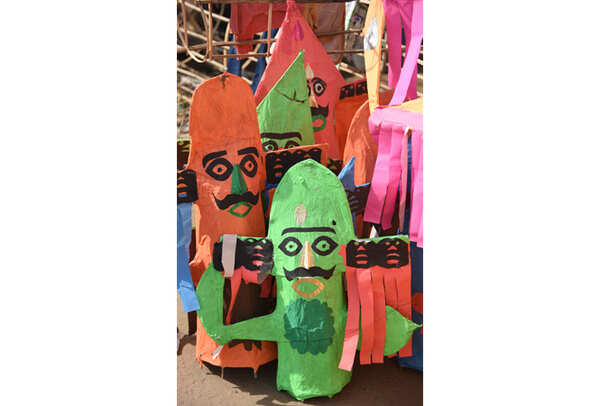 With Dussehra falling on two days, sales of Raavan effigies rise in ...