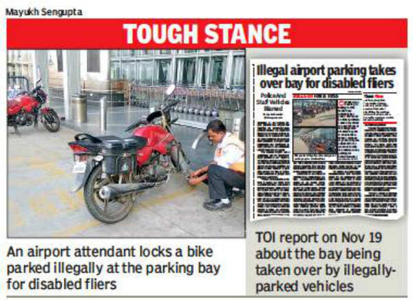 Kolkata: Crackdown on disabled bay encroachment | Kolkata News - Times ...