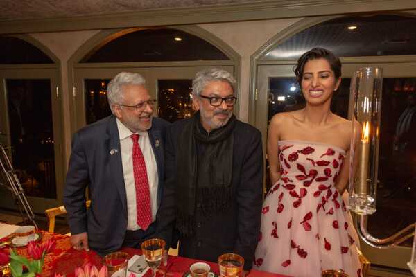 Manasvi and Shalabh Kumar host Sanjay Leela Bhansali for a Thanksgiving ...