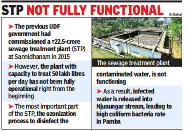 Pamba clean but concerns remain | Kochi News - Times of India