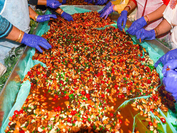 Mumbaikars participate in the traditional cake-mixing session | Events ...