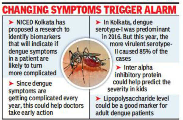 Study to detect dengue danger signs early | Kolkata News - Times of India
