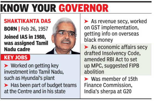 Shaktikanta Das, economic secretary during demonetisation, is RBI ...