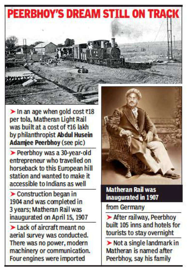 ‘Not a tree or bench named after man who founded Matheran railway ...