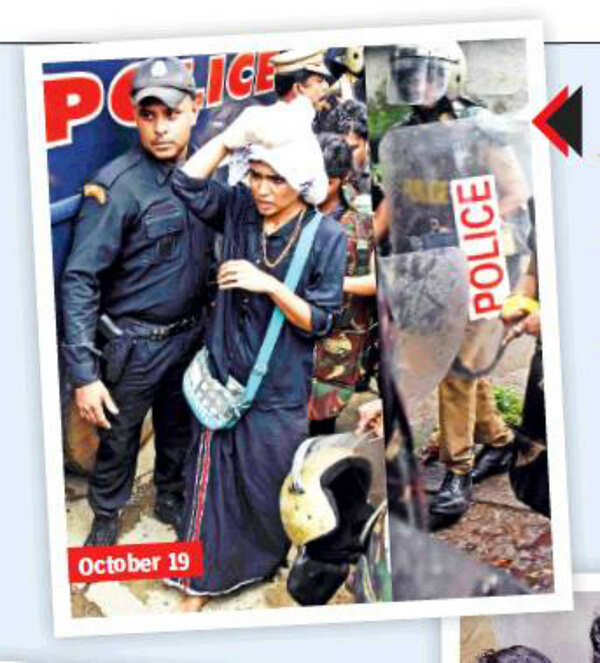 Women scale one more summit; taken to Sabarimala in commando-raid style | Kochi News - Times of ...