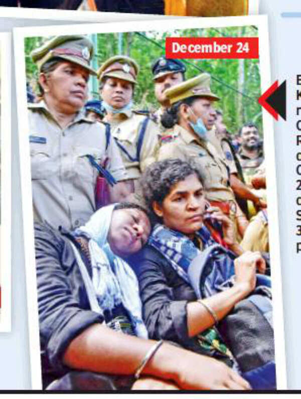 Women scale one more summit; taken to Sabarimala in commando-raid style | Kochi News - Times of ...