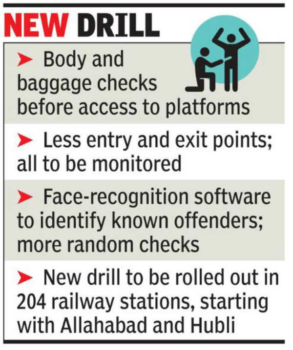 200 railway stations to get airport-like security | India News - Times ...