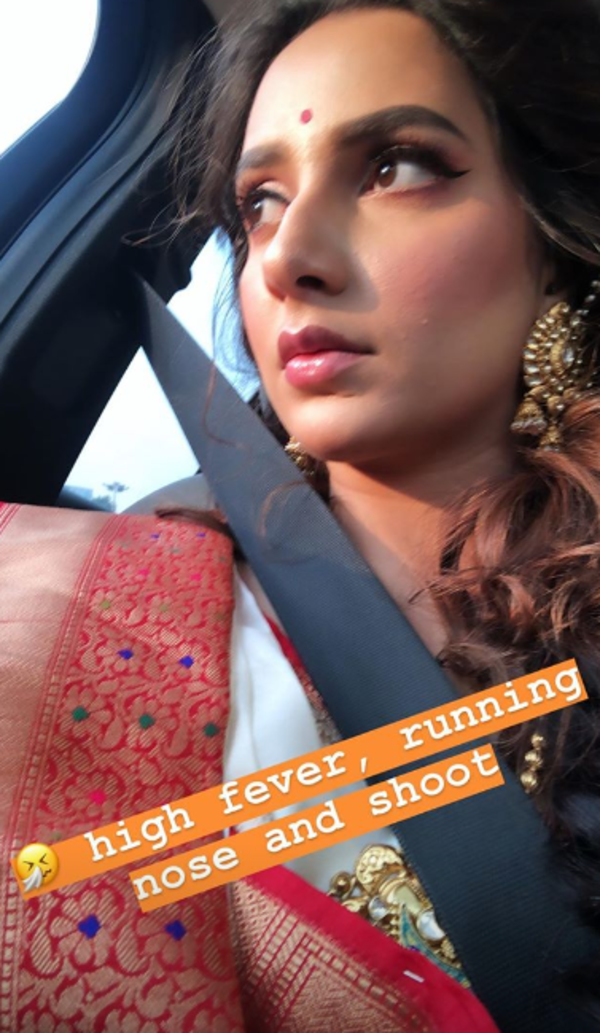 Subhasree shoots despite high fever | Bengali Movie News - Times of India