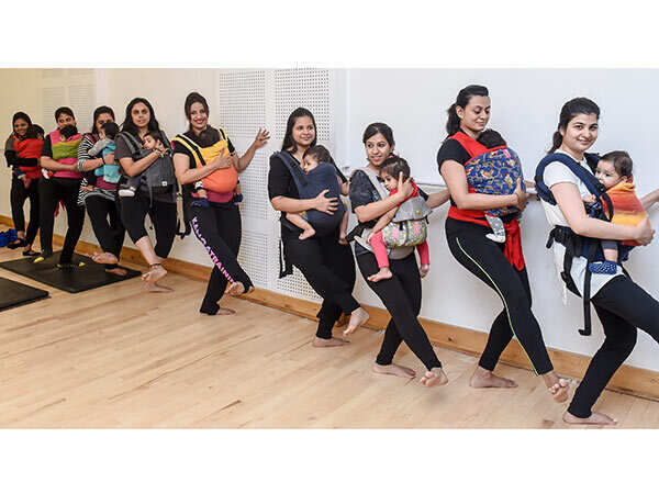 Mumbai moms take to exercising with their babies | Mumbai News - Times ...