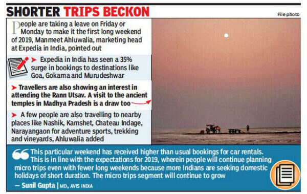Republic Day inspires weekend travel plans, bookings see an upswing ...