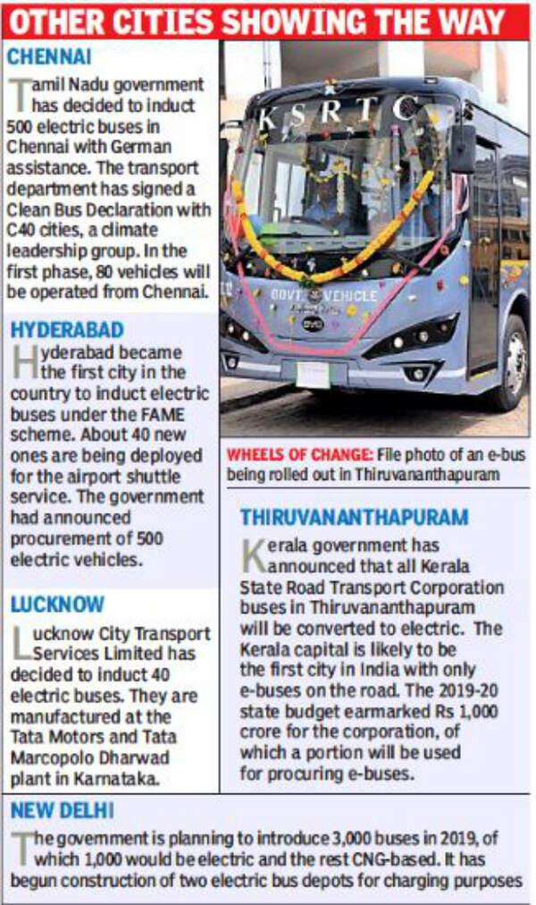 Yet to induct e-vehicles, BMTC may miss Centre’s Rs 75 crore subsidy ...