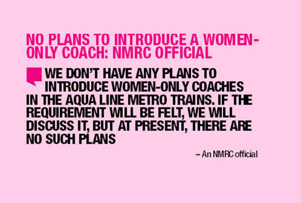 ‘Where is the women-only coach in Aqua Line Metro?’ ask commuters ...