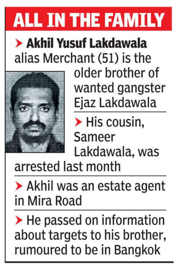 Mumbai: Brother of fugitive gangster arrested in extortion case ...