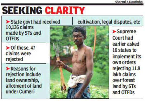 Eviction of tribals, forest dwellers kept in abeyance | Goa News ...