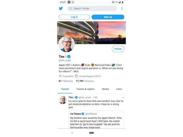 This is how Apple CEO 'responded to' US president Donald Trump calling ...