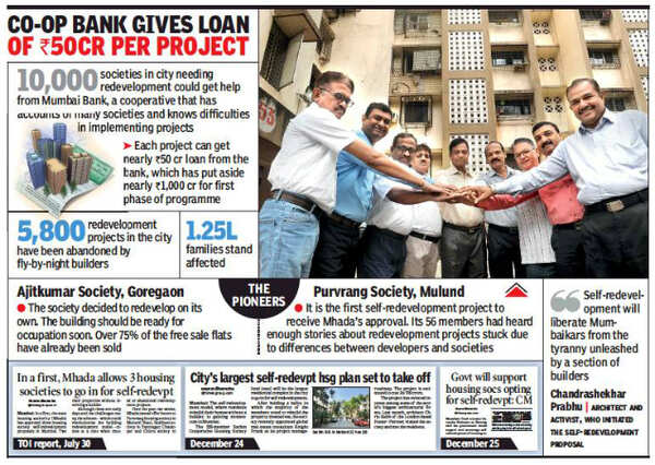 Self-redevelopment of buildings gets government concessions | Mumbai ...