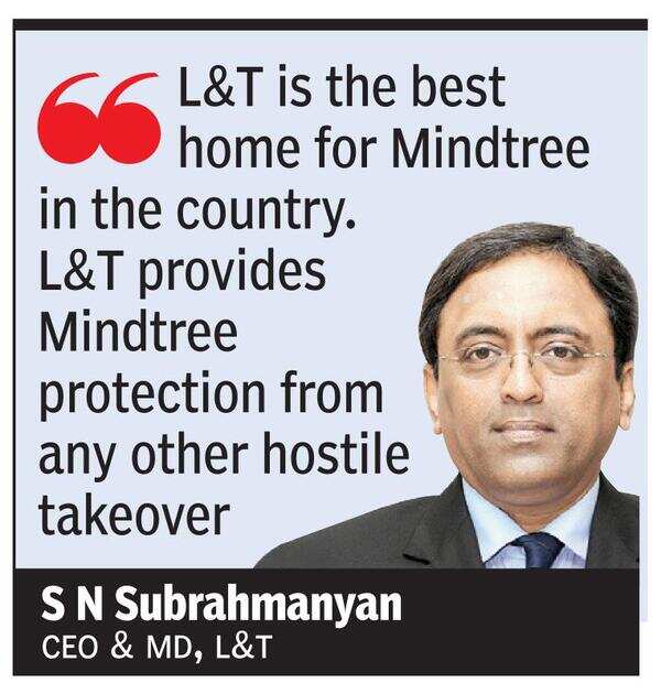 Mindtree acquisition by L&T: We are not corporate raiders, says L&T CEO ...