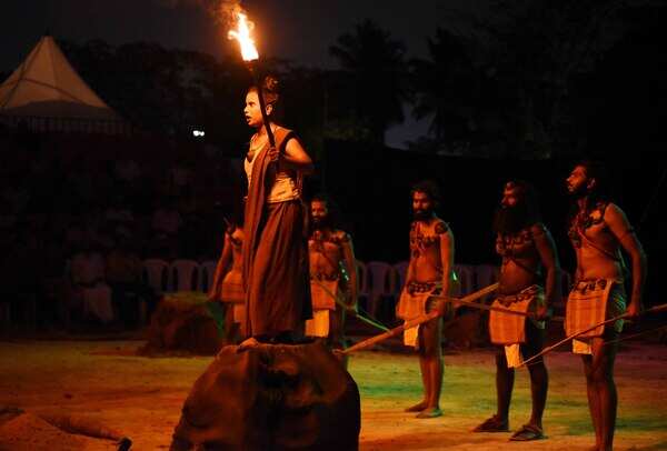 Malayalam Drama Kurathi: When Kurathi Hidumbi came from the forest to a ...