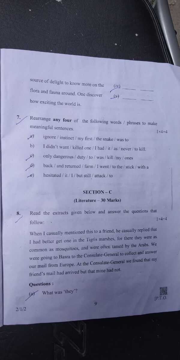 CBSE 10th English question paper 2019: Here's the complete paper ...