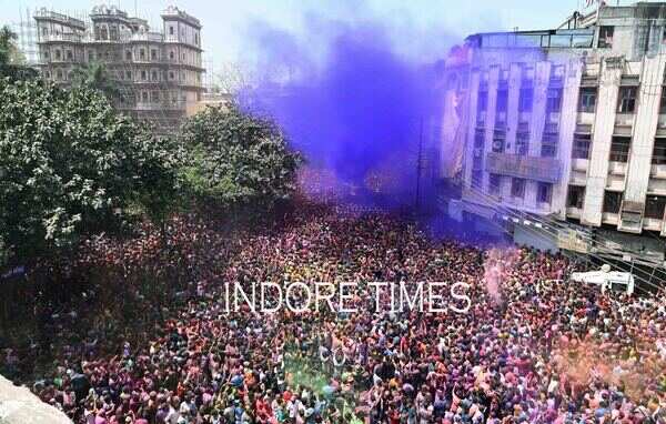 Here's what Rangpanchami looked like in Indore! | Events Movie News ...