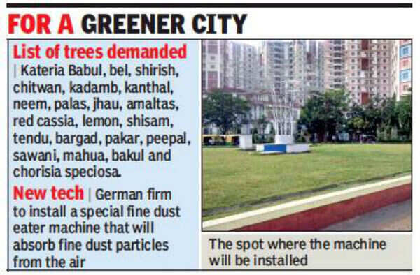 Dust-absorbing plants to fight pollution in New Town | Kolkata News ...