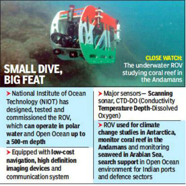 Chennai ROV monitors climate change in Antarctica, awarded | Chennai ...
