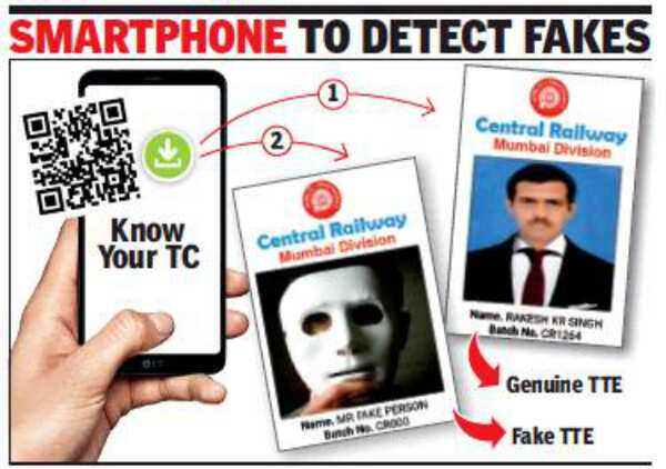 Now, scan QR to check if TTE is genuine | Mumbai News - Times of India
