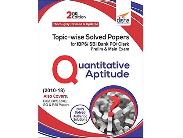 SBI Clerk Exam: Quantitative Aptitude books for the exam | Best ...
