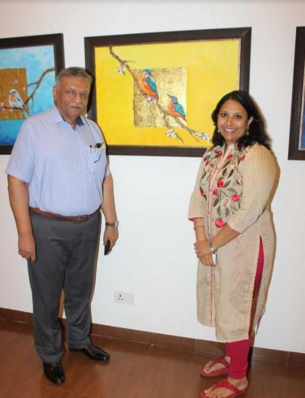 Art collector Guru Swarup Shrivastava hails women artists - Times of India