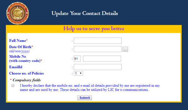 How to register your mobile number and email ID on LIC policy? - Times ...
