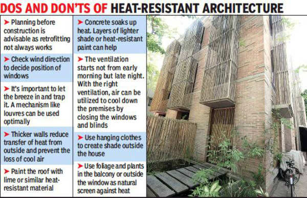 Beat the heat with architecture | Ahmedabad News - Times of India