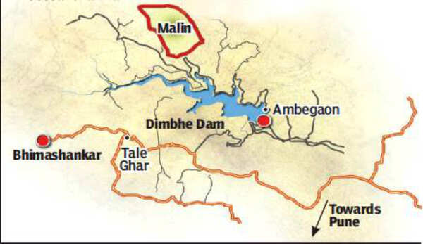 Rain drenched Malin is short of drinking water in summer | Pune News ...