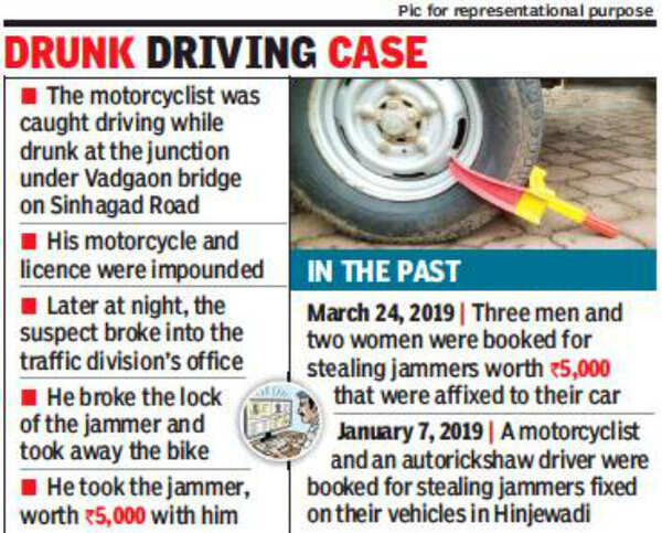 Pune: Biker booked for stealing jammer worth Rs 5,000 | Pune News ...