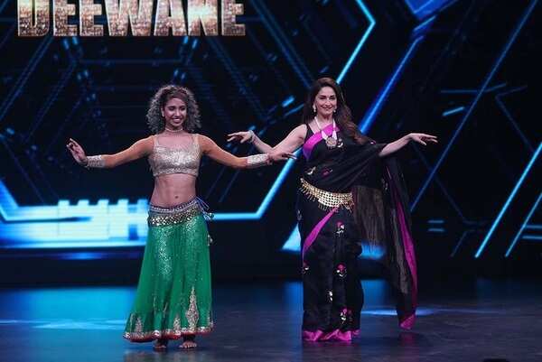 Madhuri Dixit learns belly dancing; check out the photos here | Hindi ...
