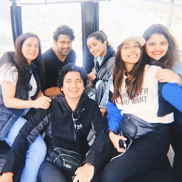 'Saaho': Prabhas and Shraddha Kapoor are all-smiles for the pictures as ...