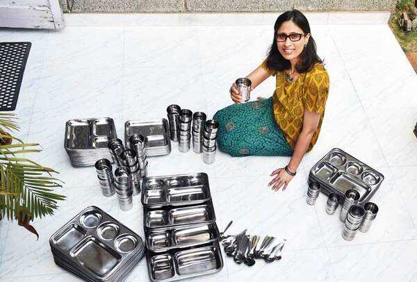 Noida’s crockery banks help cut down plastic use | Noida News - Times of India